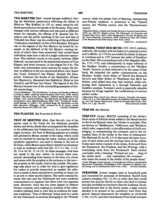 (PDF) Daniel Sperber, “Ten Martyrs,” in R.J.Zwi Werblowsky and Geoffrey ...