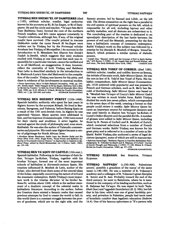 (PDF) Daniel Sperber, “Yitshaq Nappaha,” in R.J.Zwi Werblowsky and ...