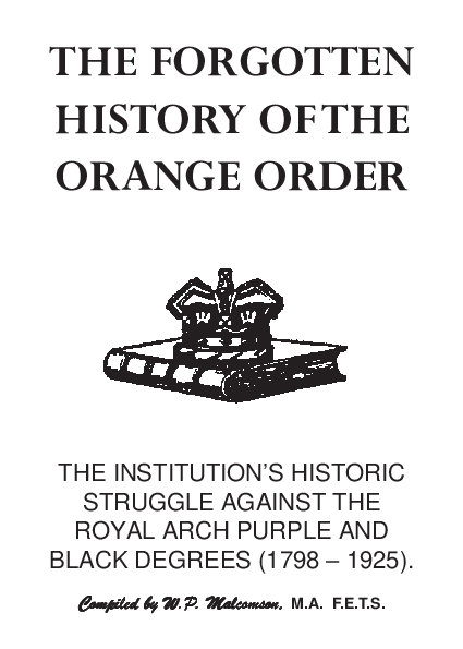 (PDF) THE FORGOTTEN HISTORY OF THE ORANGE ORDER