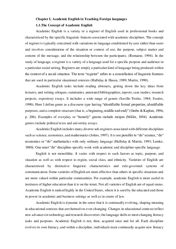 (DOC) Academic Writing for Advanced Students