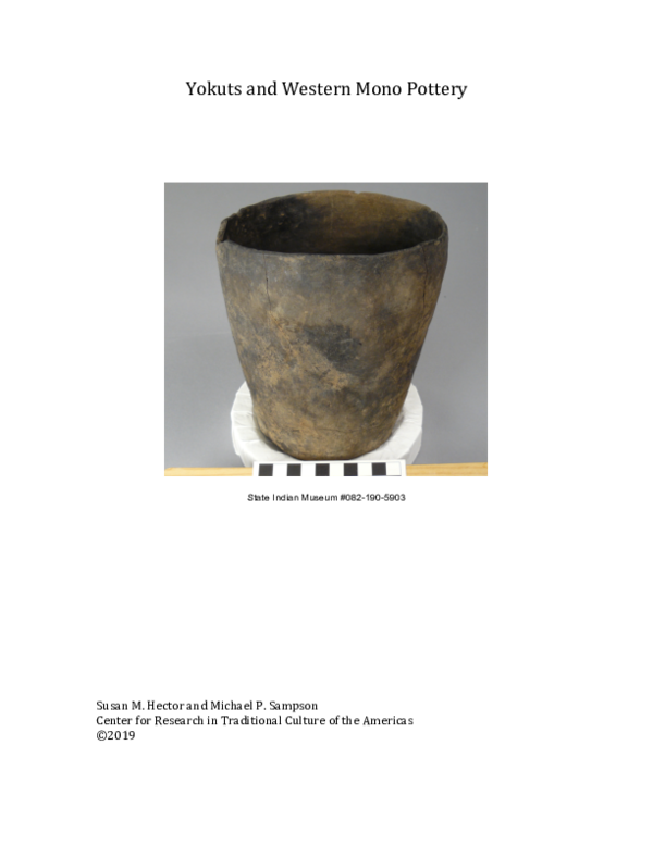 (PDF) Yokuts and Western Mono Pottery