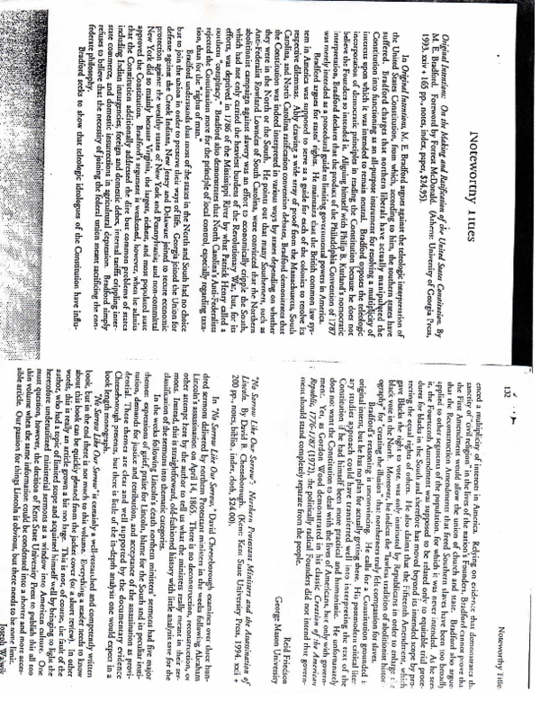 (PDF) Original Intentions: On the Making and Ratification of the United ...