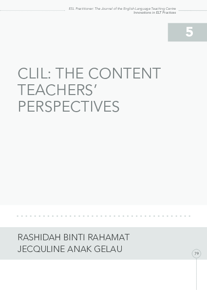 (PDF) ESL Practitioner: The Journal of the English Language Teaching ...