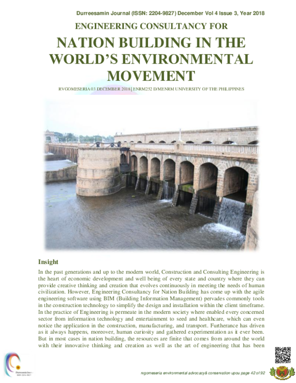 (PDF) "Engineering Consultancy for the Nation Building in the World's ...