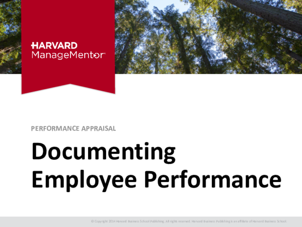 (PPT) Documenting employee performance ppt