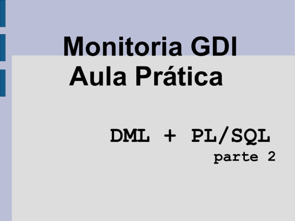 (PDF) Aula PL SQL parte | Jose Carlos Santos - Academia.edu