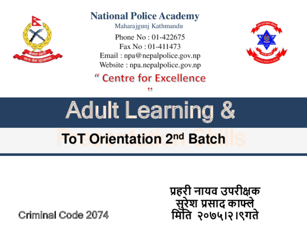 (PPT) Adult Learning & Presentation Skills