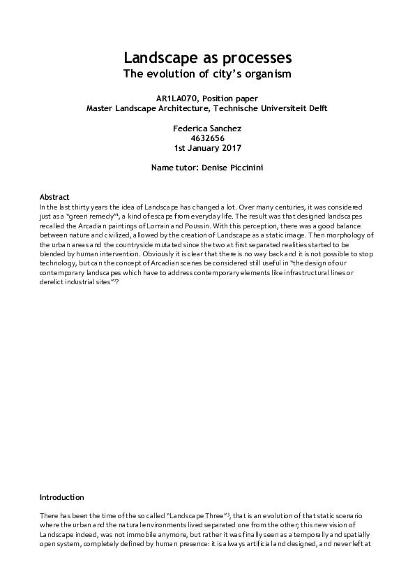 (DOC) Landscape as a Process