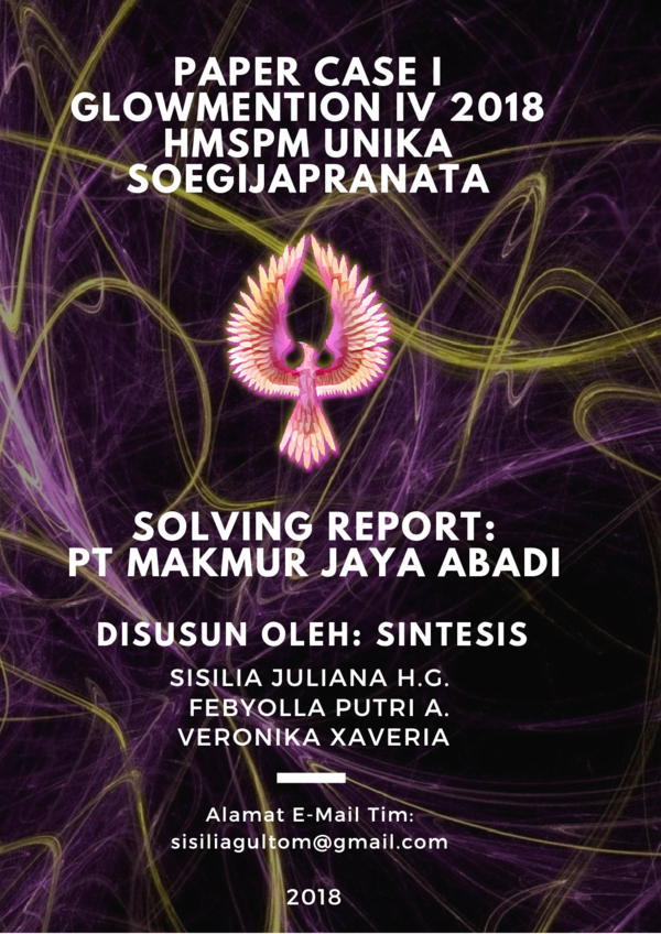 (PDF) [GLOWMENTION IV] Business Case Solving Report: PT Makmur Jaya Abadi