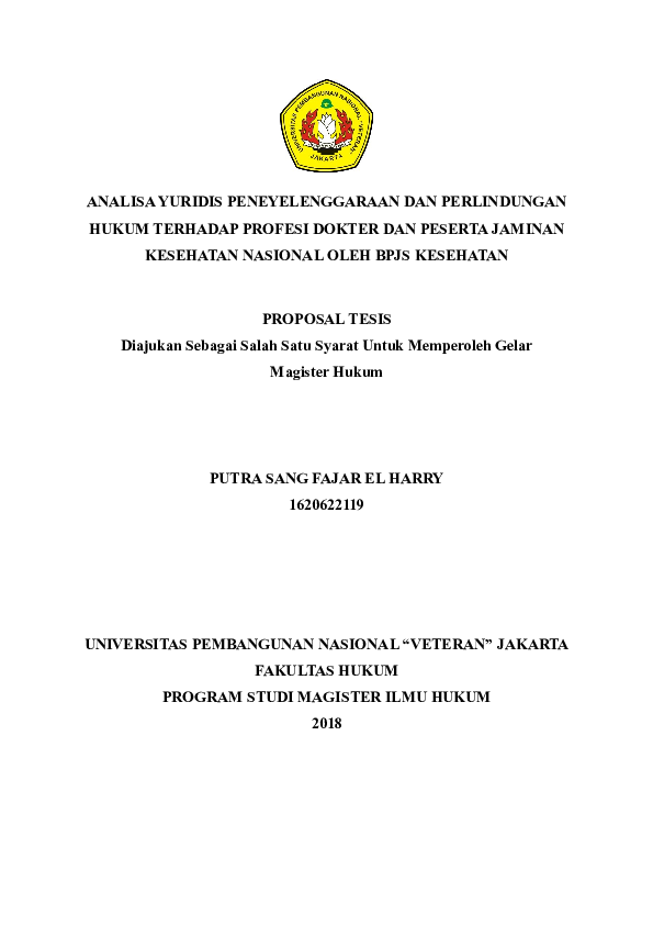 (DOC) Cover proposal tesis