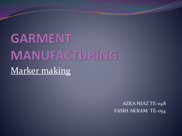 (PPT) gm, marker making.pptx