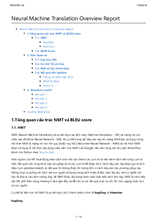 (PDF) Neural Machine Translation Overview (PDF) Neural Machine Translation Overview