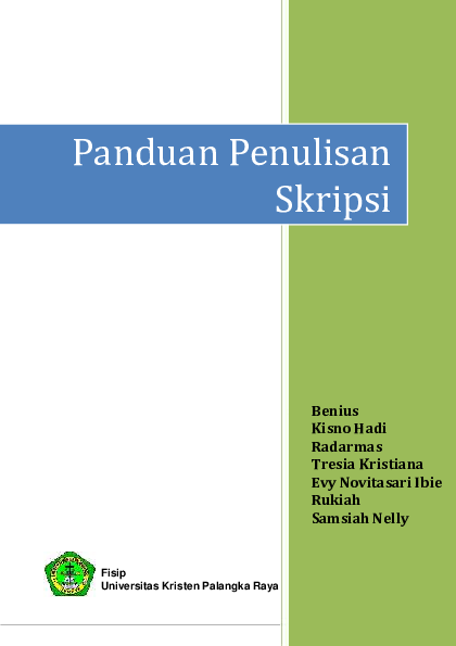 (PDF) Panduan Penulisan Skripsi Fisip-UNKRIP.pdf