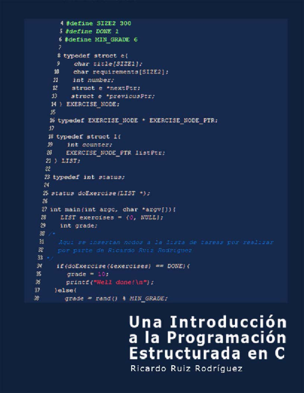 (PDF) Una Introduccion a La Programacion Estructurada en C