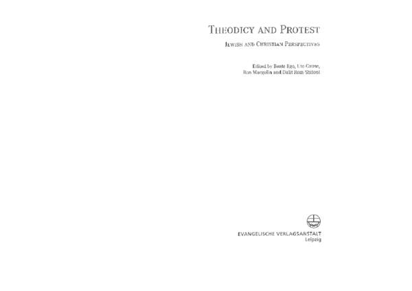 (PDF) God on Trial: Approaching a Forensic Theology based on Theodicy ...