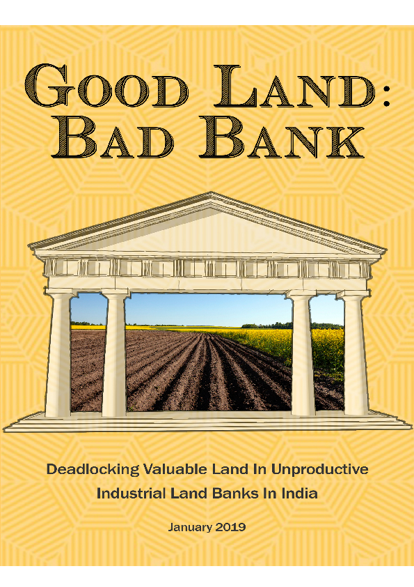 (PDF) Good Land: Bad Bank - Deadlocking Valuable Land in Unproductive ...