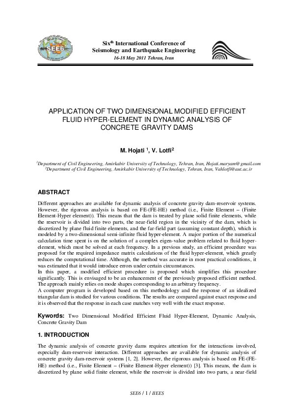 (PDF) Application of Two Dimensional Modified Efficient Fluid Hyper ...