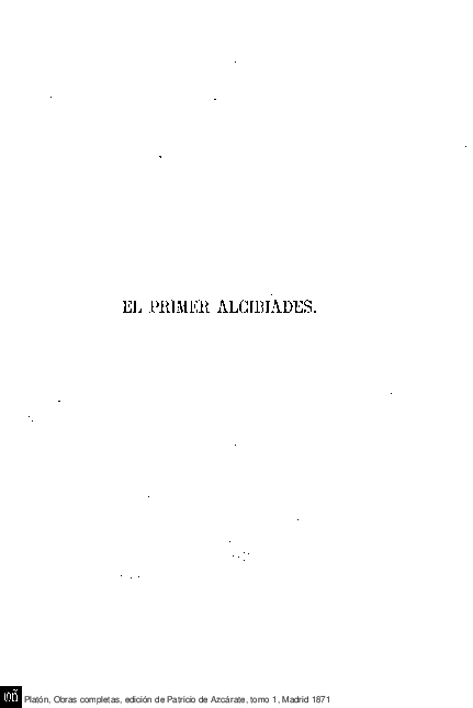 (PDF) Platón Primer Alcibíades