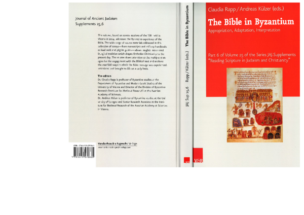 (PDF) The Vienna Genesis in the Light of Early Byzantine Illuminated ...