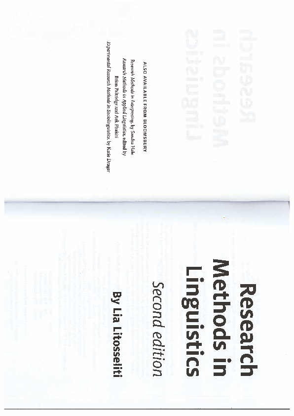 (PDF) Case study research in applied linguistics - 2018