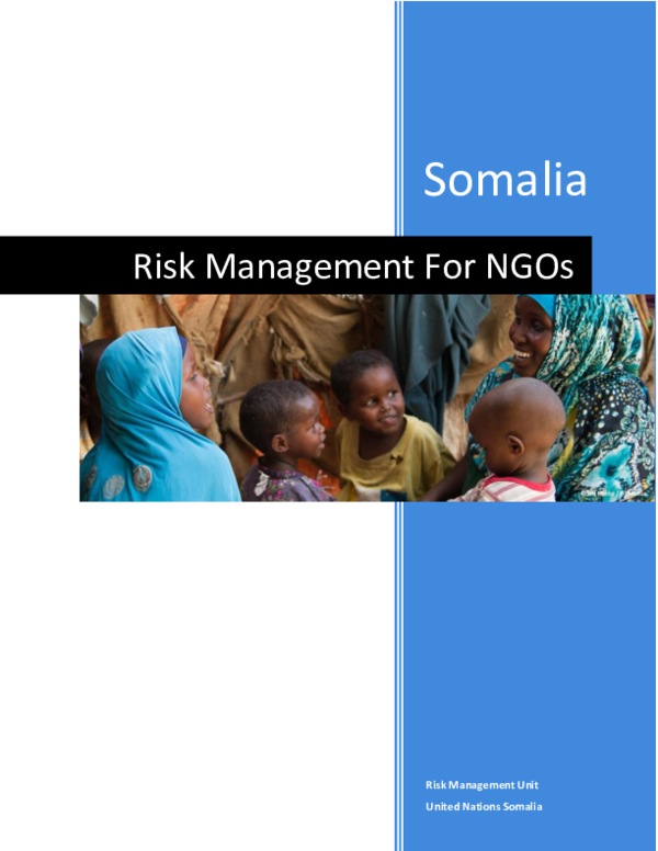 (PDF) Risk Management For NGOs English