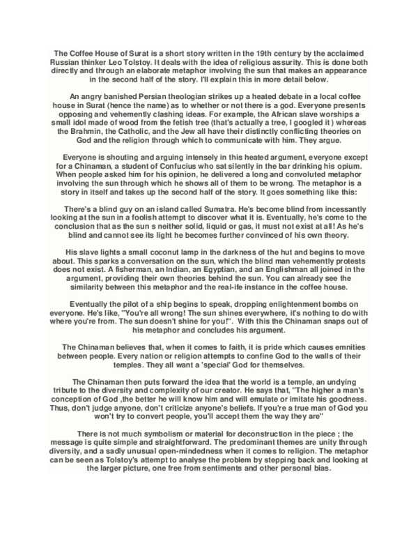 (DOC) The coffee house