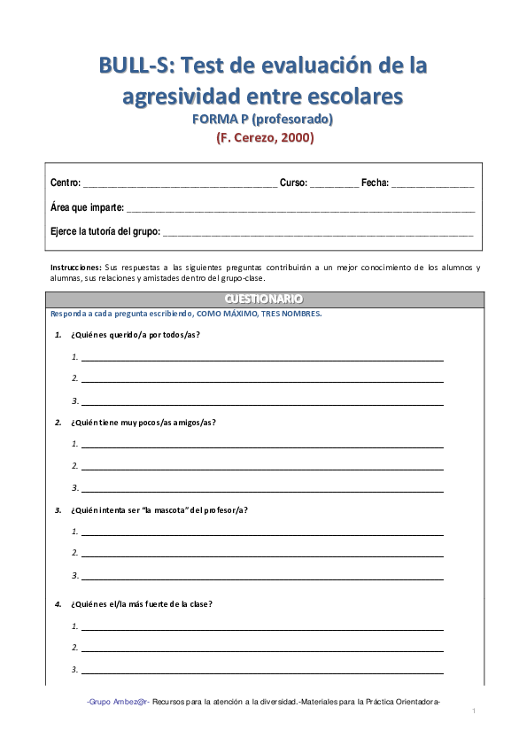 (PDF) Bull-S Test de evaluación entre escolares - Forma P.pdf