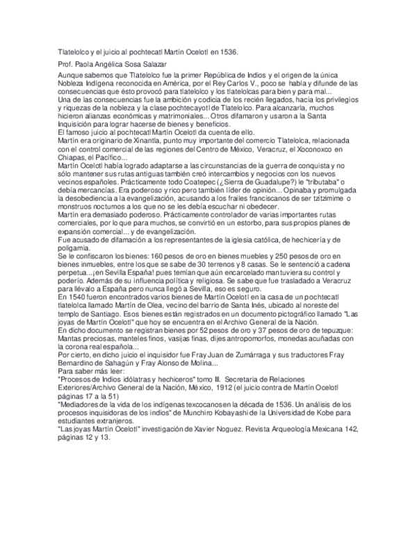 (PDF) Tlatelolco y el juicio al pochtecatl Martín Ocelotl en 1536.pdf