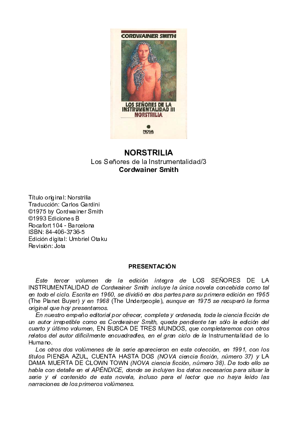 (PDF) Cordwainer Smith - Norstrilia.pdf