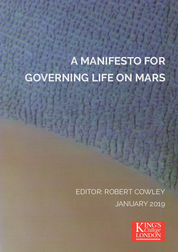(PDF) A Manifesto for Governing Life on Mars.pdf | Robert Cowley ...