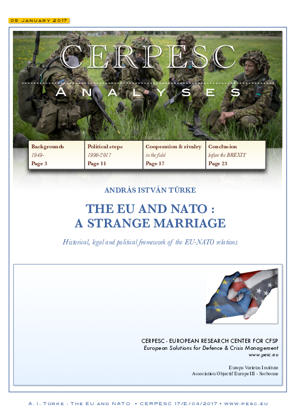 (PDF) The EU and NATO : a Strange Marriage
