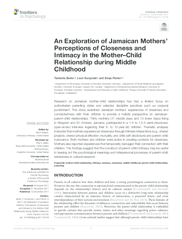 (PDF) Burke, Kuczynski, Perren (2017). An Exploration of Jamaican ...