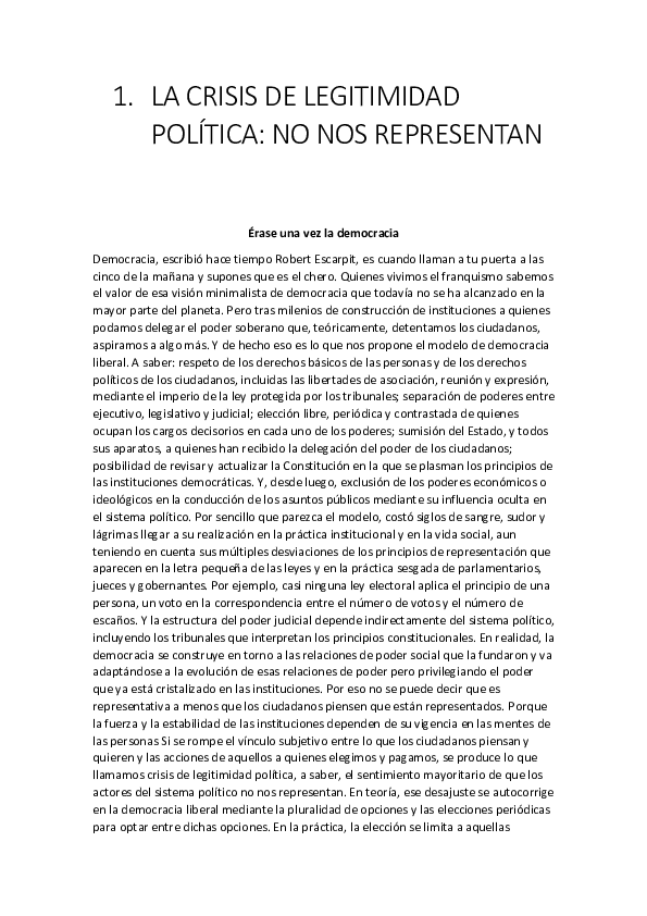 (DOC) Libro Ruptura cap. 1-3 Manuel Castells