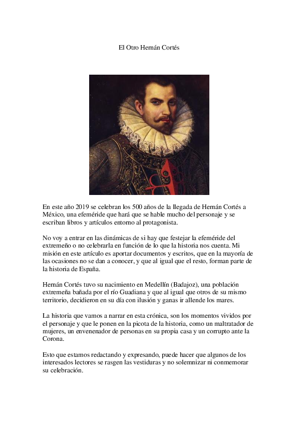 (DOC) El Otro Hernán Cortés
