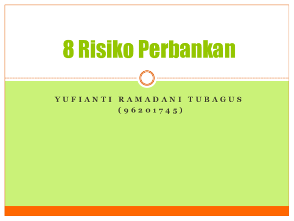 (PPT) Risiko Perbankan