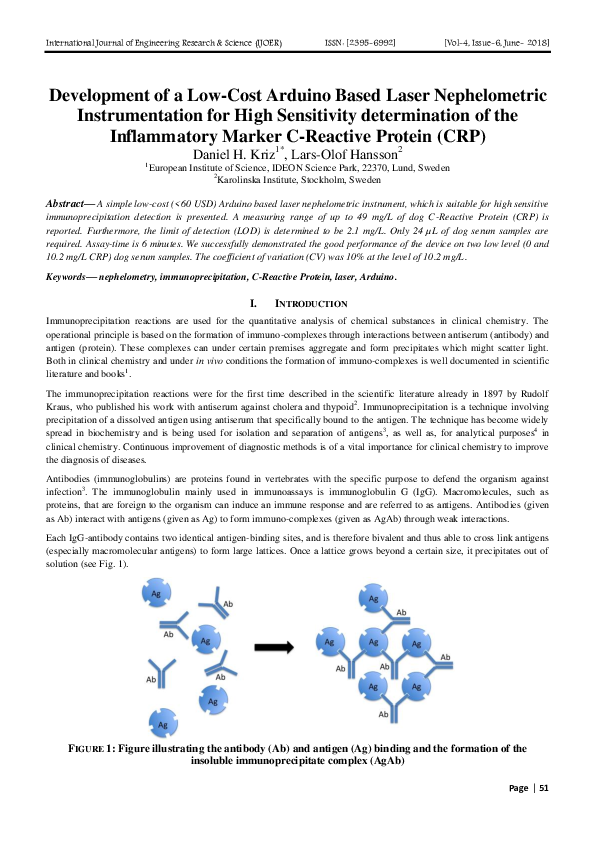 (PDF) Development of a Low-Cost Arduino Based Laser Nephelometric ...