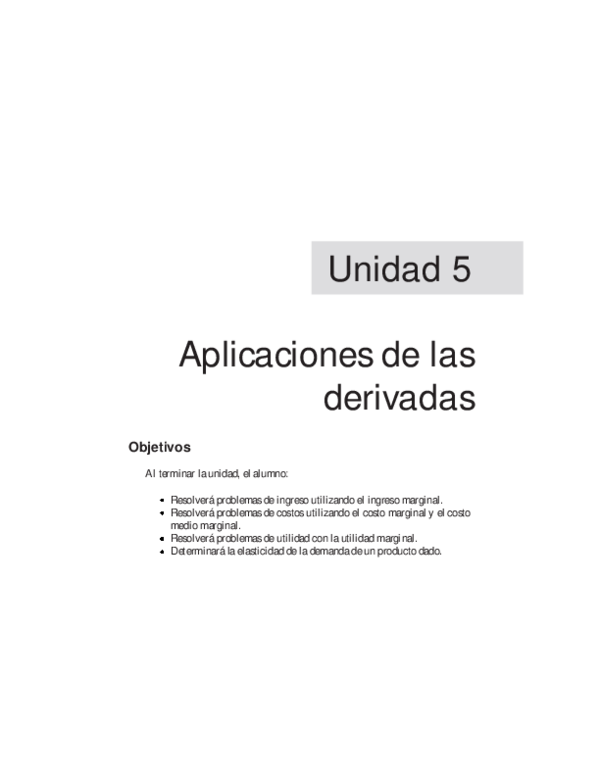 (PDF) APLICACION DE DERIVADA EN ECONOMIA INGRESO COSTO UTILIDAD (PDF) APLICACION DE DERIVADA EN ECONOMIA INGRESO COSTO UTILIDAD
