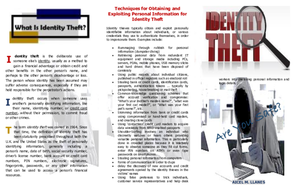 (DOC) Identity theft brochure MA