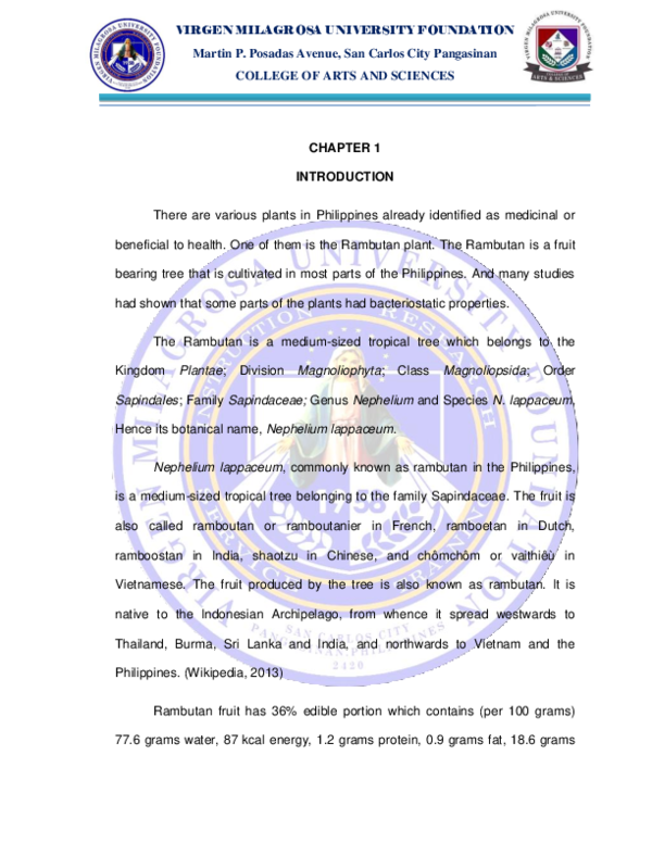 (DOC) Antibacterial Effect of Rambutan Leaf Extract on Staphylococcus ...