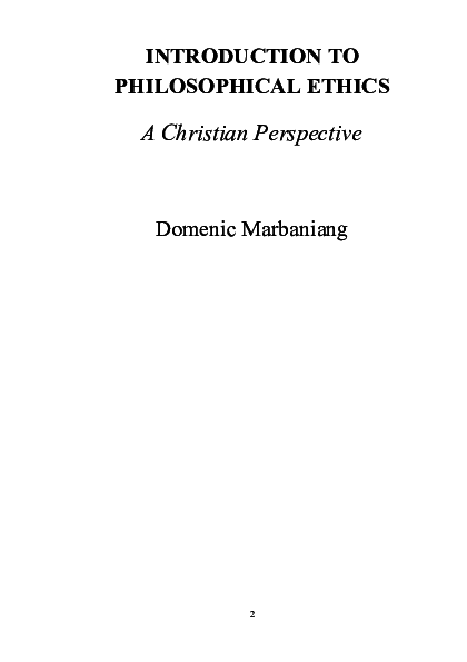 (PDF) Absolutist Ethical Theories