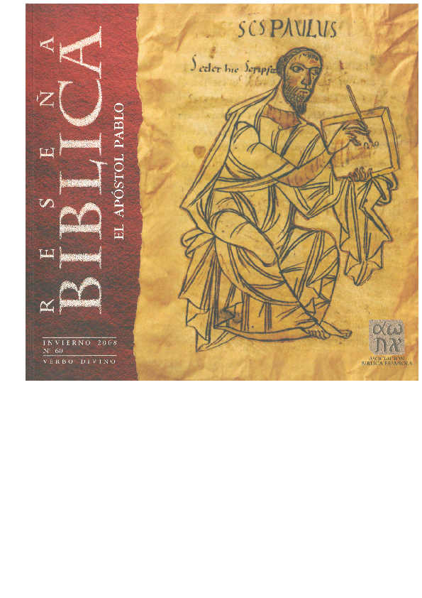 (PDF) “Pablo, encadenado por el Espíritu. El Espíritu Santo y el ...