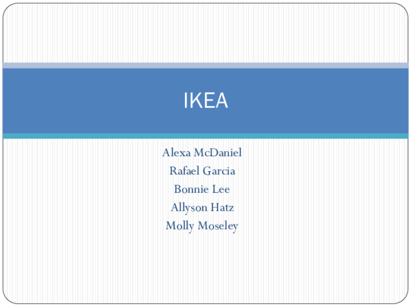 (PPT) IKEA Final Powerpoint