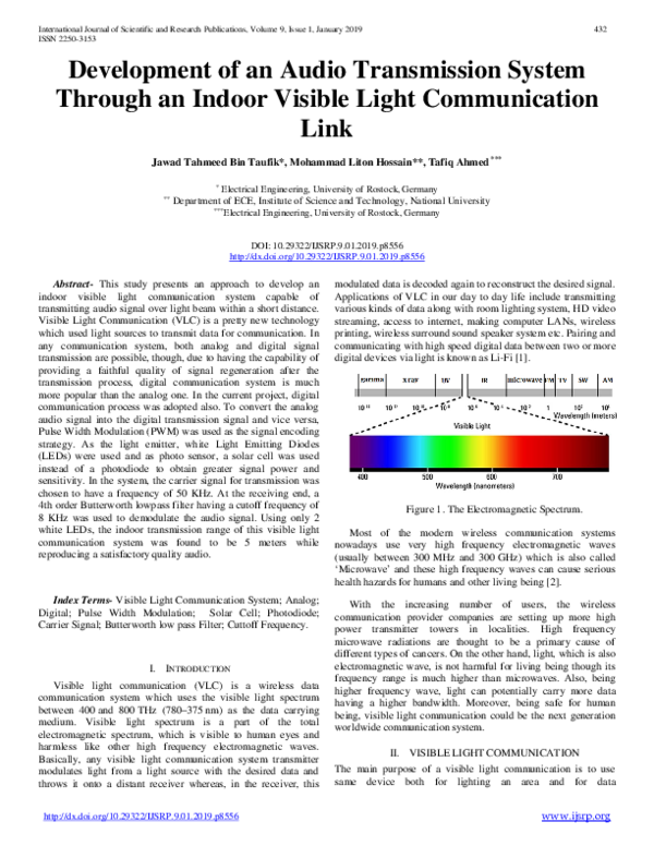 (PDF) Application of Light Fidelity Network for Improved Indoor ...
