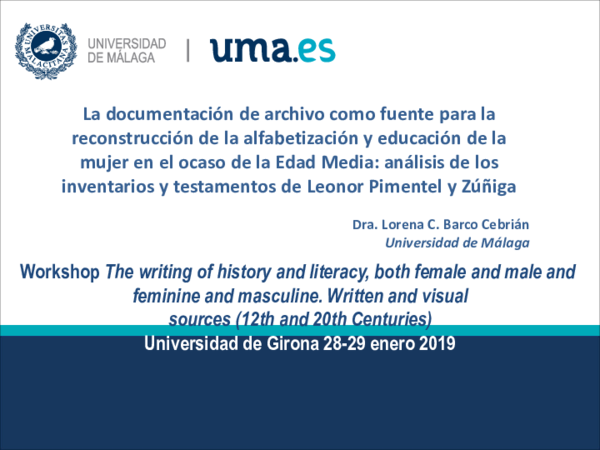 (PDF) La documentación de Archivo como fuente para la reconstrucción de ...