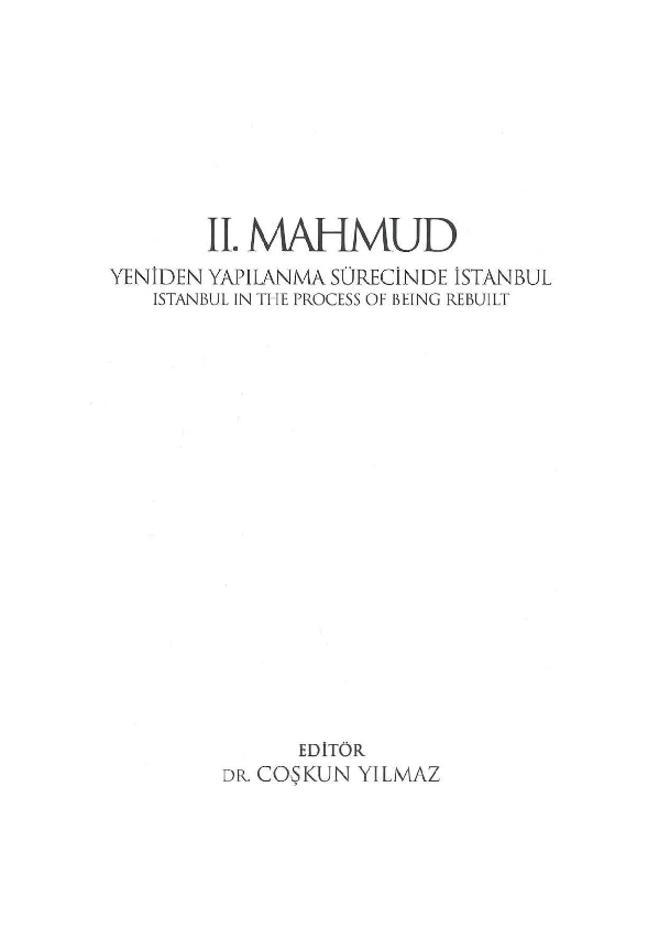(PDF) II. Mahmud Döneminde Ulema ve Vakıflar = The Ulama and Waqfs in ...