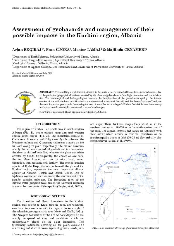 (PDF) Assessment of geohazards and management of their possible impacts.pdf