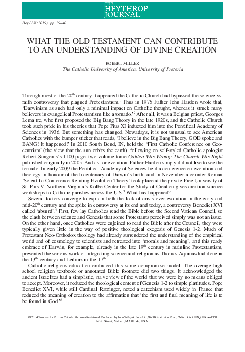 (PDF) “What the Old Testament Can Contribute to an Understanding of ...