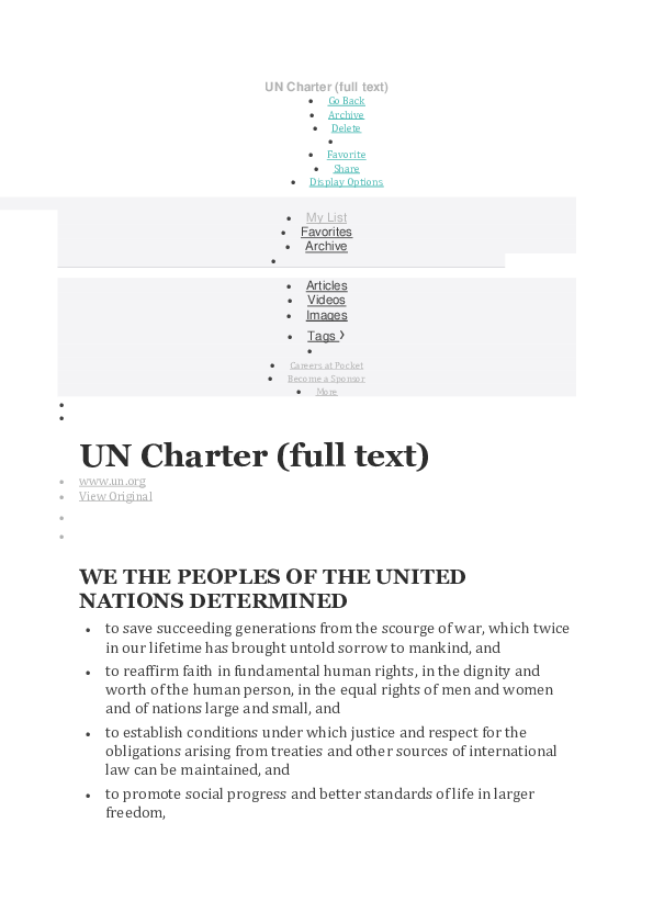 (PDF) UN Charter