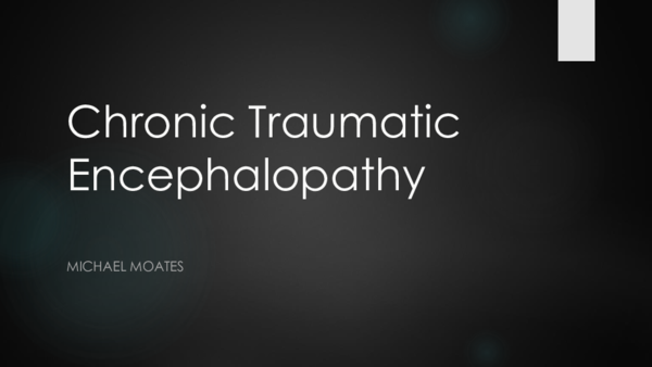 (PPT) Chronic Traumatic Encephalopathy