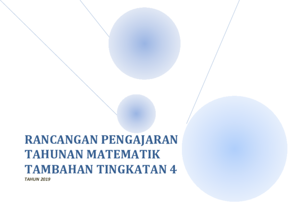 (DOC) Add math T4 Rancangan Pelajaran Tahunan 2019(BM)
